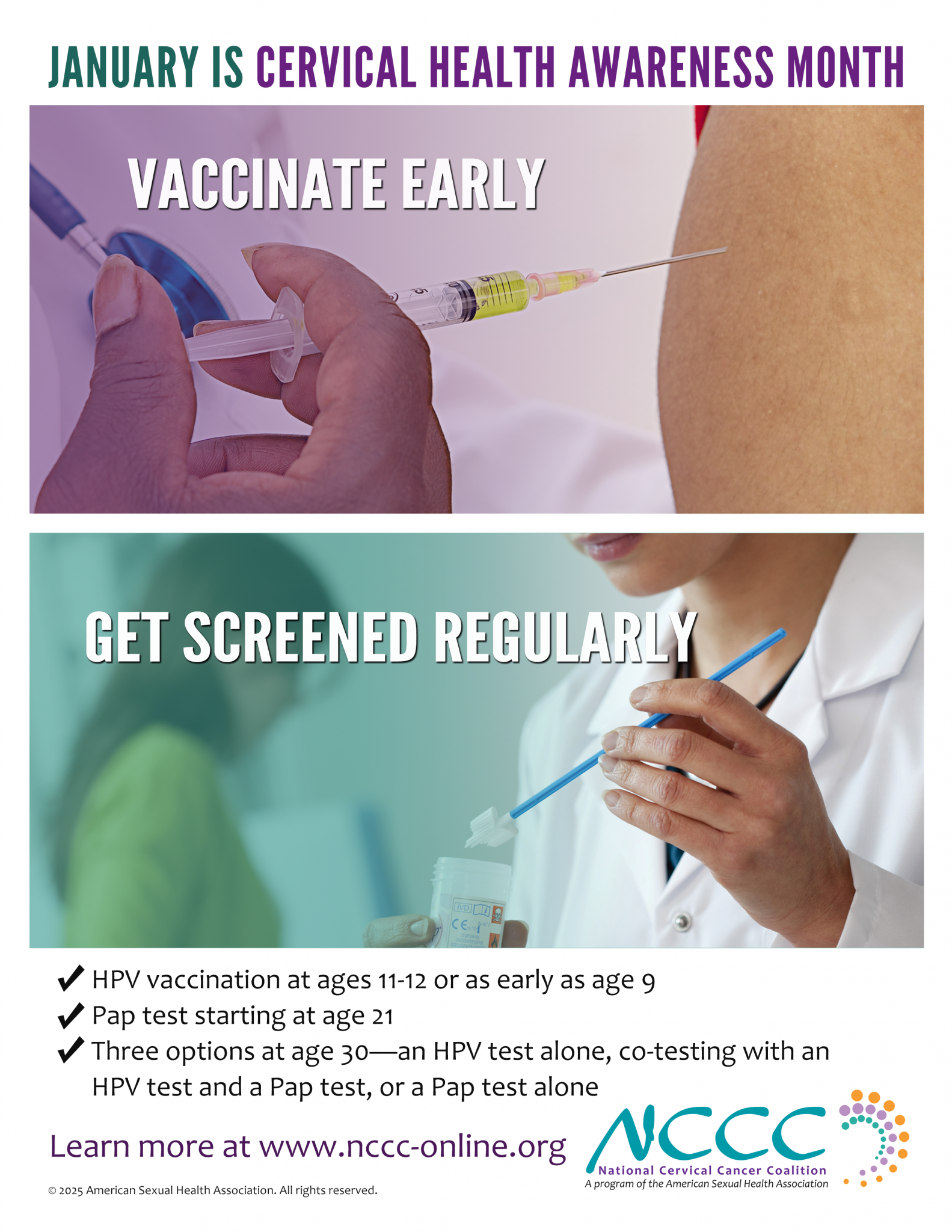 Cervical Health Awareness Month – NCCC